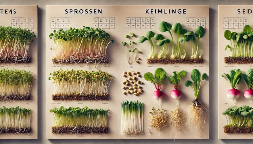 Nährwertrechner - Sprossen und Keimlinge